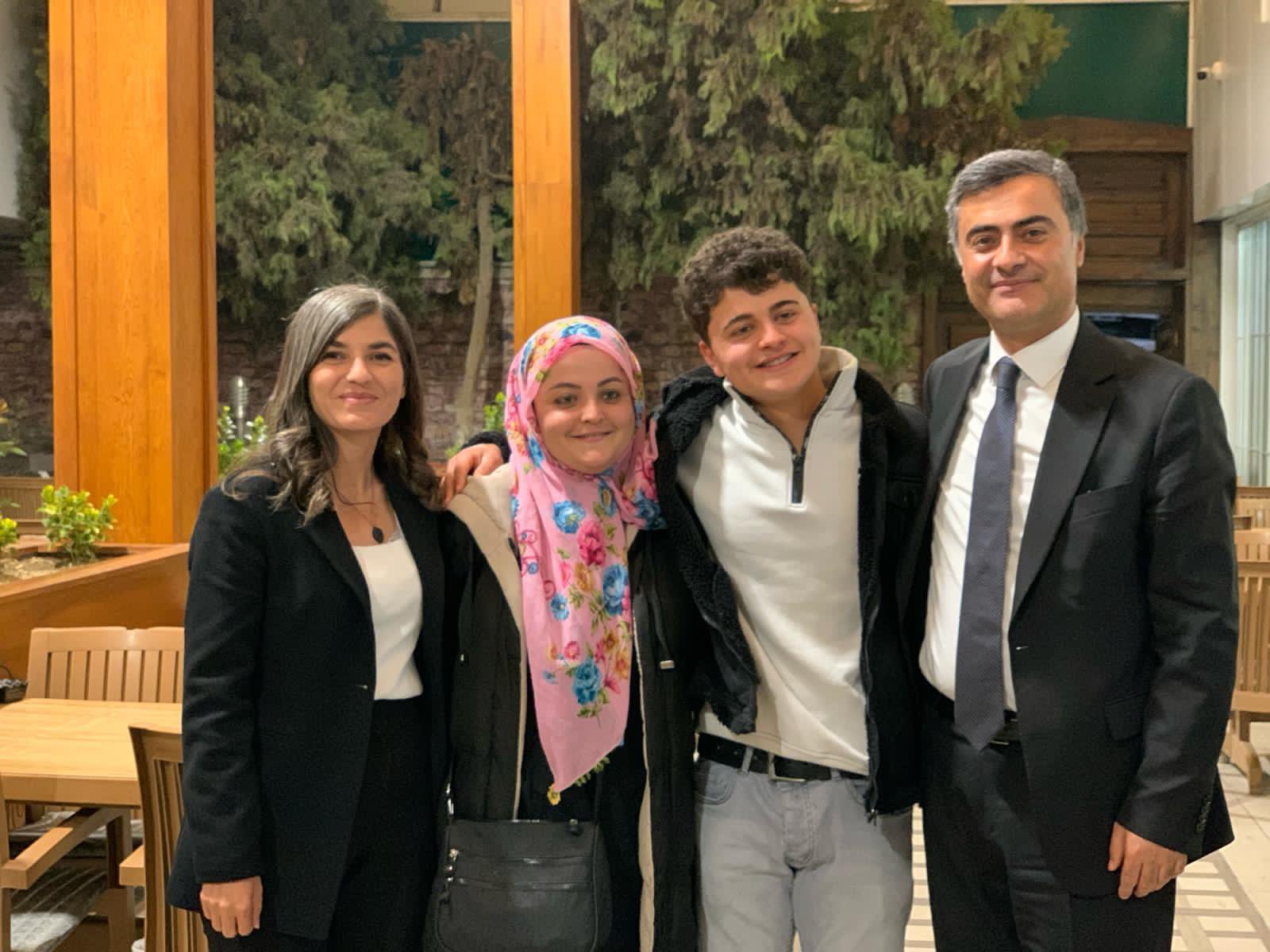 Zeydan’dan cezaevinden çıkan Orhan ve ailesine ziyaret