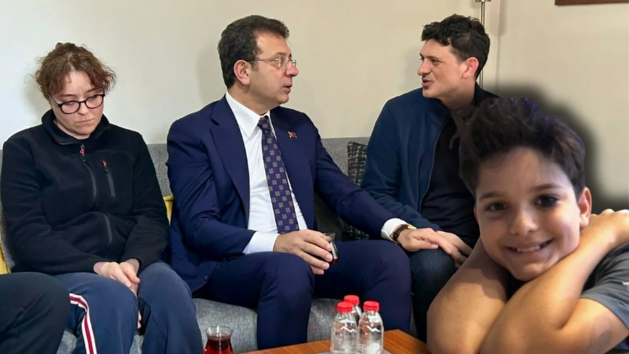 İmamoğlu, 14 yaşındaki oğulları öldürülen Minguzzi ailesini ziyaret etti
